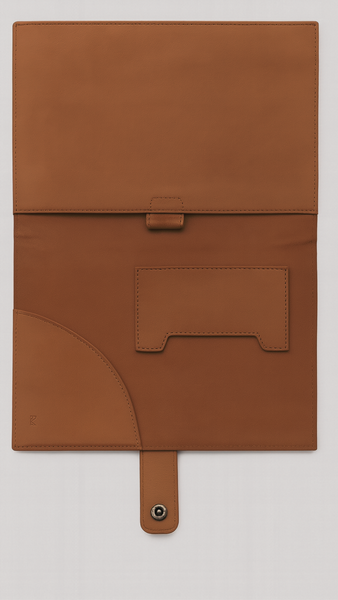ATLEY. Tan Leather Compendium A4 & A5 - Luxury Business Portfolio ...