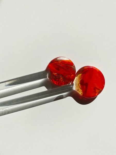 Glass Swizzle Sticks - Red Rose (2pcs) – Atley.co